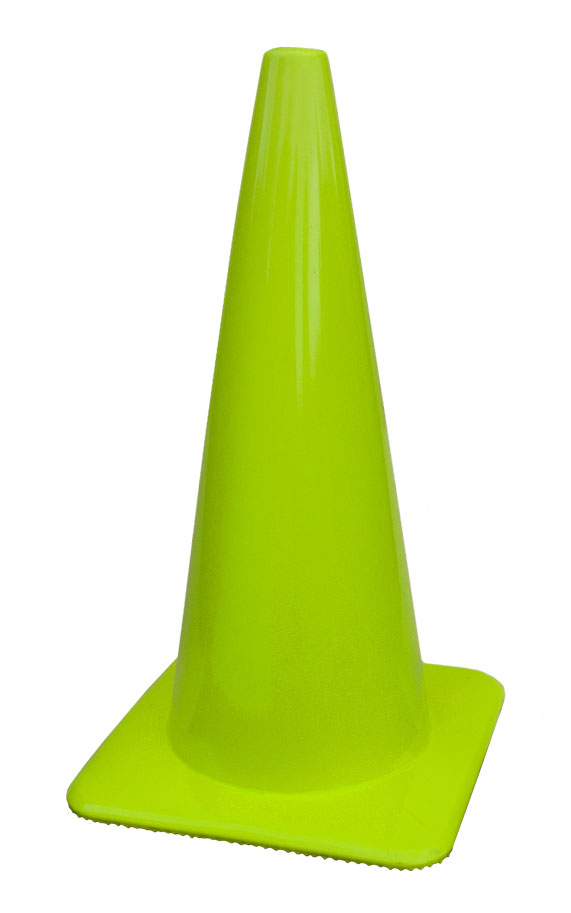 Green Safety Cones With Reflective Sleeves Street Solutions 750mm Green ...
