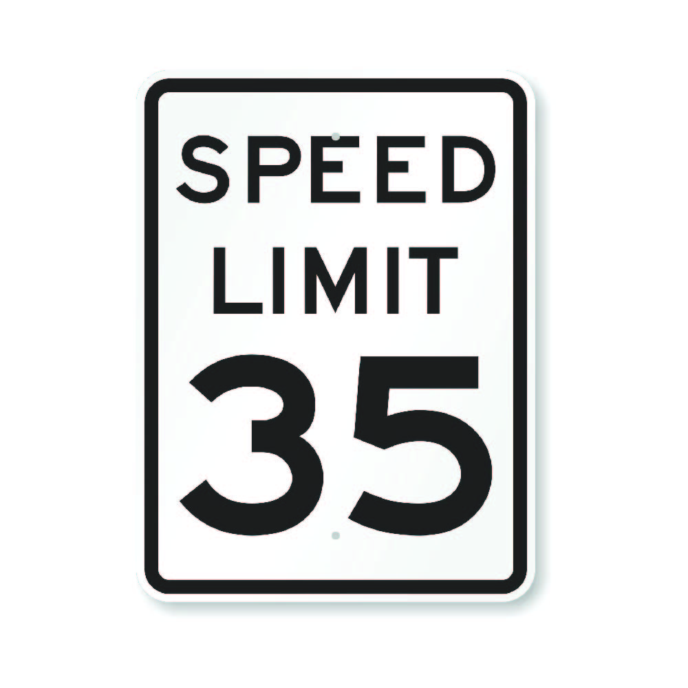 Speed Limit Sign Speed Limit 10 MPH Outdoor Metal Sign - Weather ...